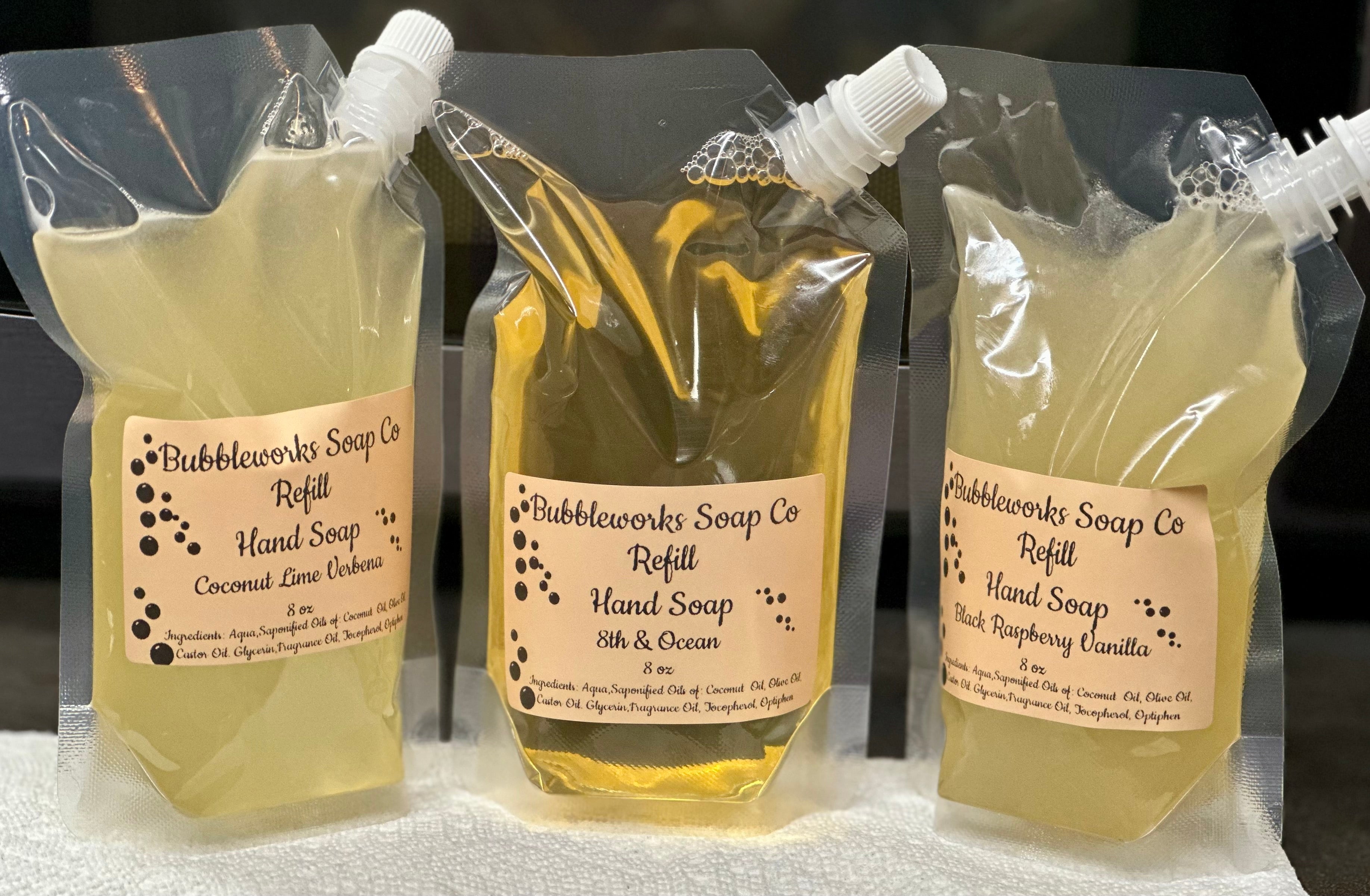 Liquid Hand Soap Refills – BubbleWorks Soap & More